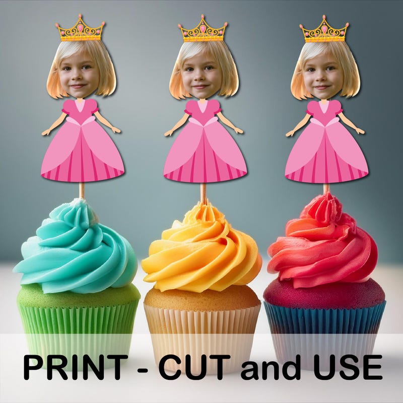 Princess Cake Topper - Etsy