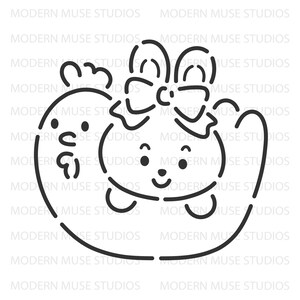 Pyo Easter Cookie Stencil Bundle, Easter Sugar Cookies, Pyo Cookie ...