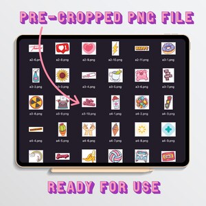 Vibrant Color Digital Goodnotes Planner Sticker, Clipart PNG, Download ...