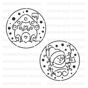 Pyo Christmas Cookie Stencil File Bundle, Pyo Christmas Cookie Bag ...