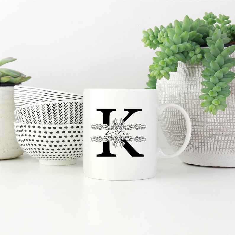 Aesthetic Split Monogram Font Svg Png Pdf Monogram Frame - Etsy