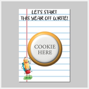Happy First Day Cookie Card, Welcome Back to School Tag, Happy 1st ...