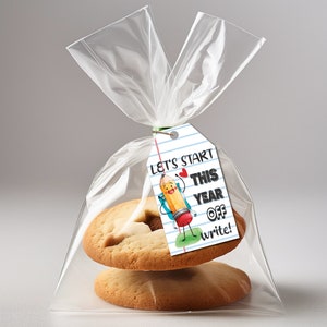 Happy First Day Cookie Card, Welcome Back to School Tag, Happy 1st ...