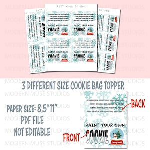 Pyo Christmas Cookie Stencil File Bundle, Pyo Christmas Cookie Bag ...