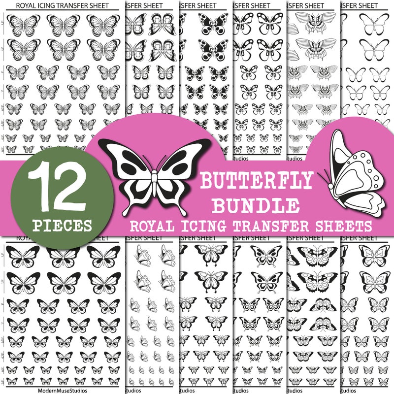 Butterfly Transfer - Etsy