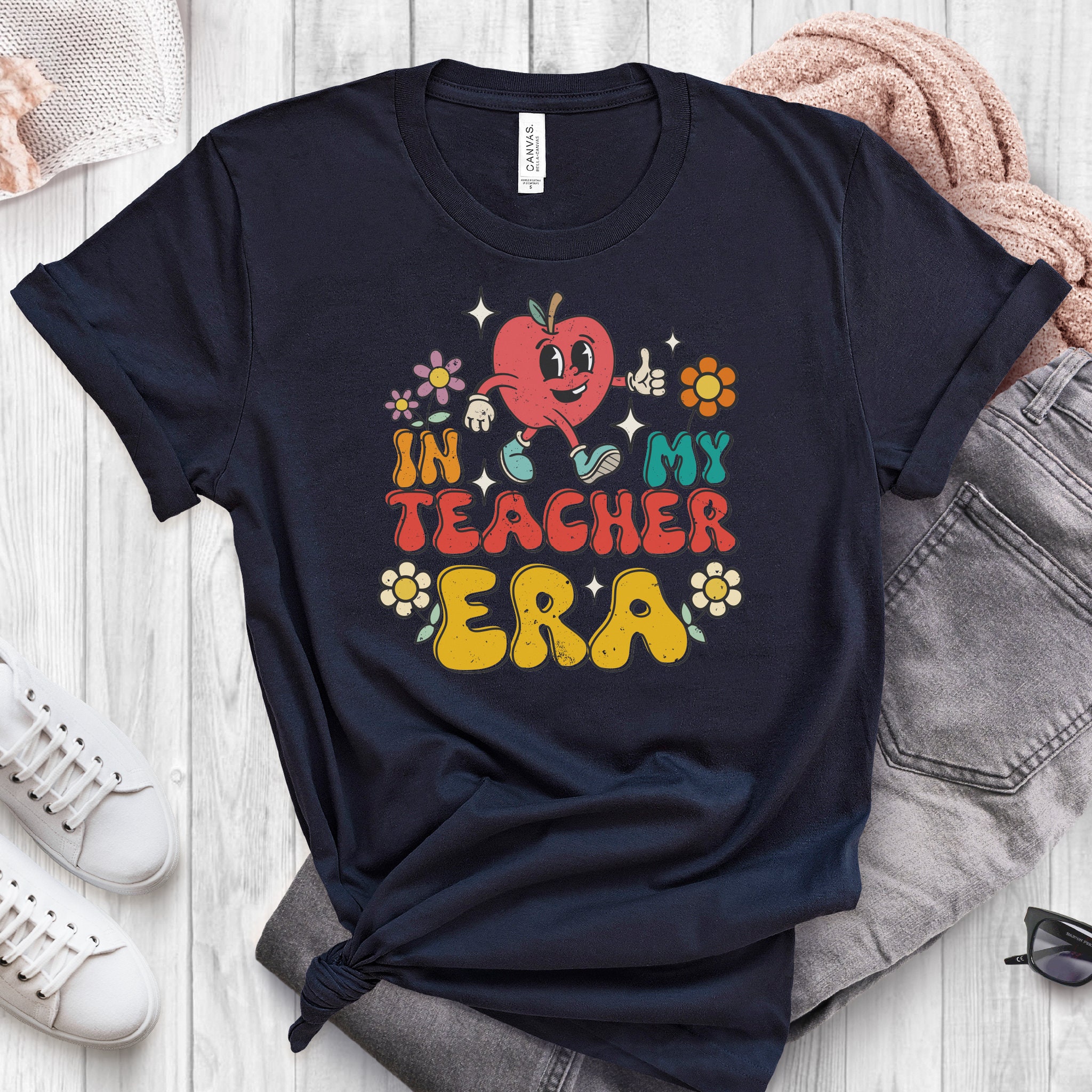 In My Teacher Era PNG Teacher Png Retro Teacher Png First - Etsy
