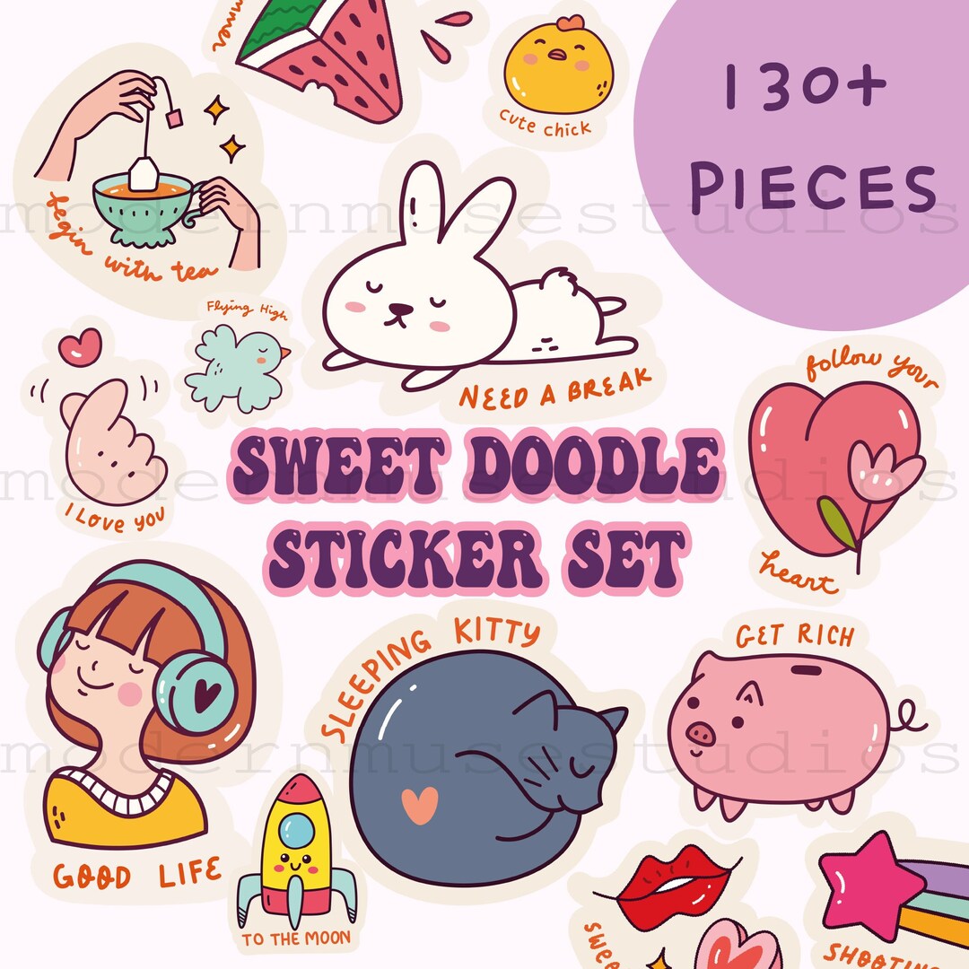Cute Digital Goodnotes Planner Sticker, Kawaii Clipart PNG, Download ...