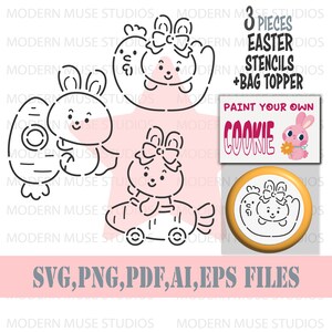 Pyo Easter Cookie Stencil Bundle, Easter Sugar Cookies, Pyo Cookie ...
