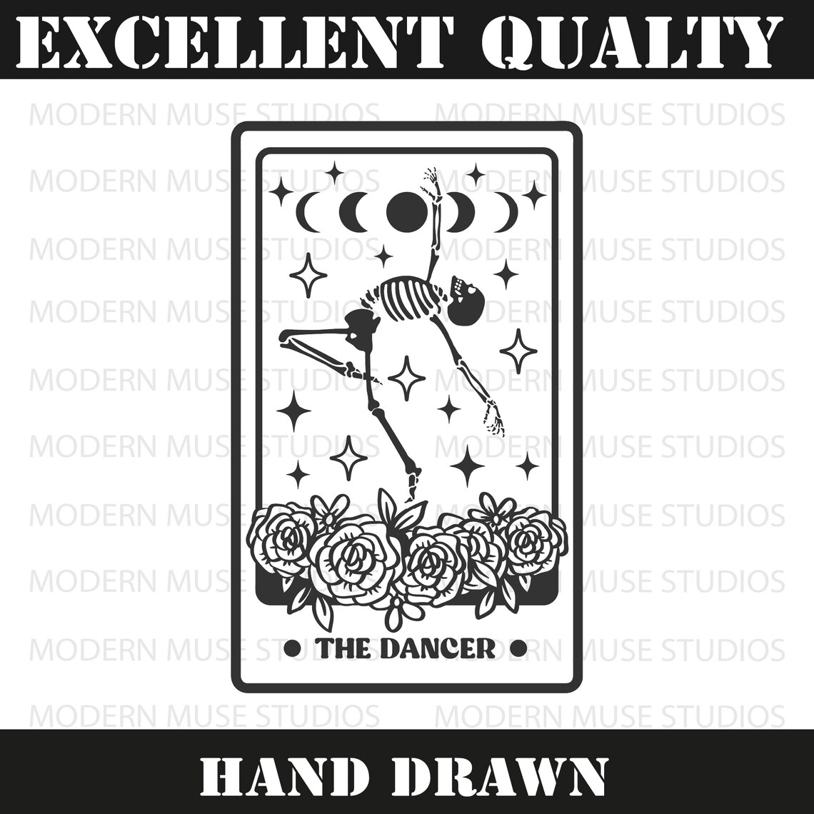 The Dancer Skeleton Tarot Card Svg Dancer Png Dancer Shirt - Etsy
