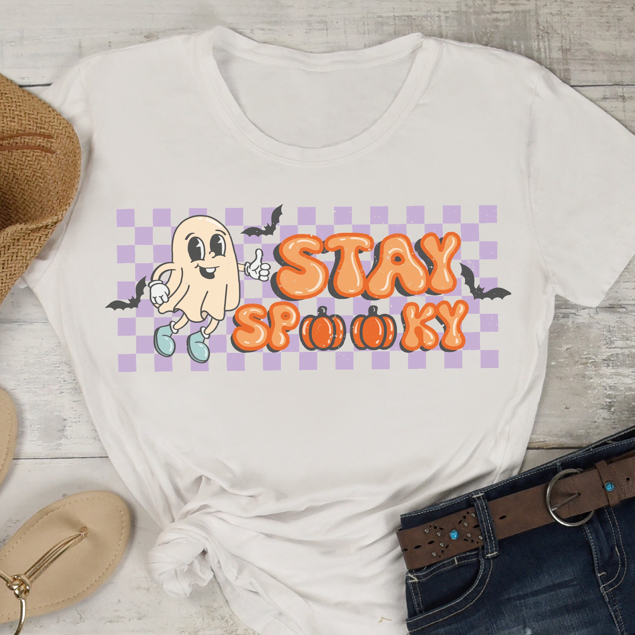 Cute Stay Spooky PNG Spooky Season Png Retro Halloween Png - Etsy