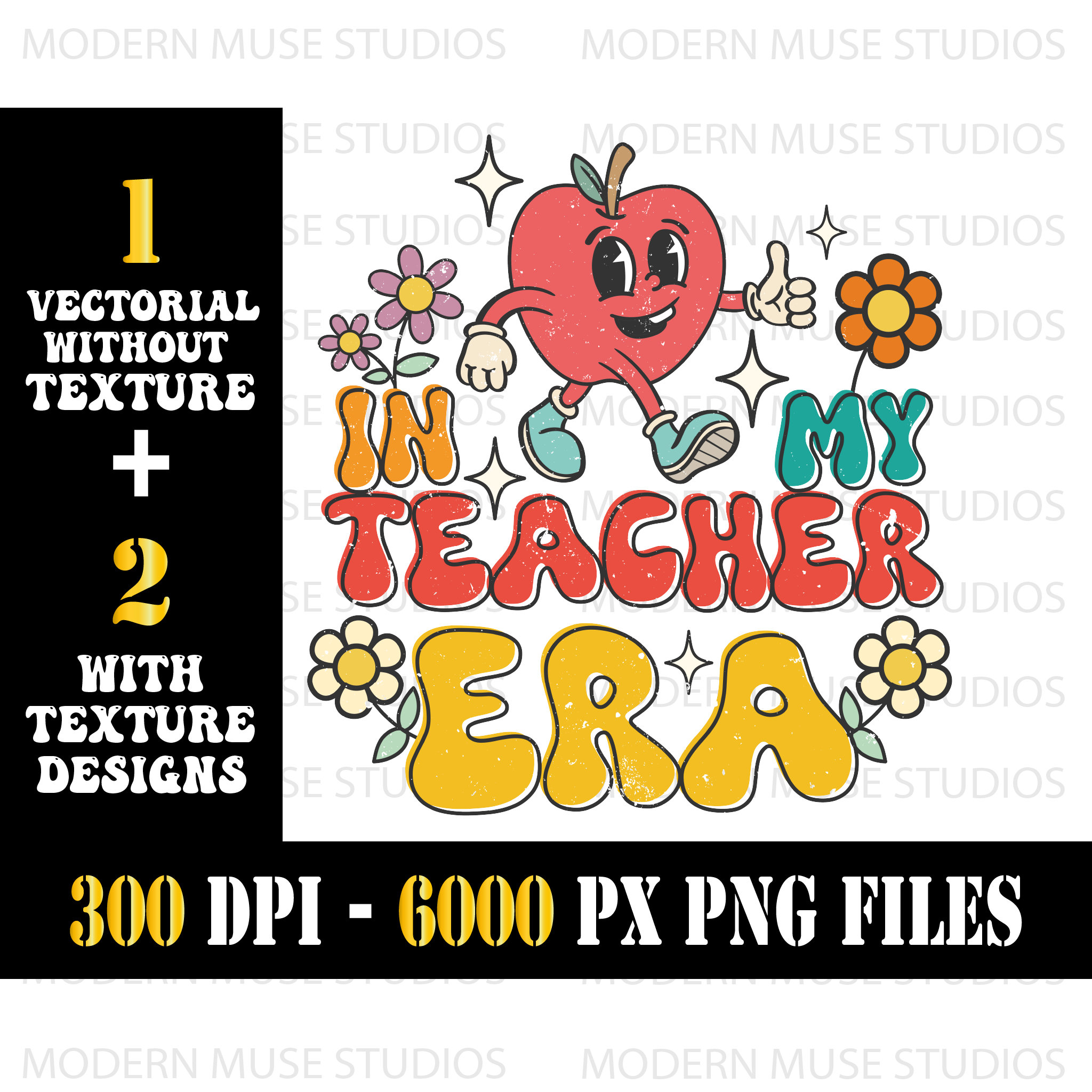 In My Teacher Era PNG Teacher Png Retro Teacher Png First - Etsy