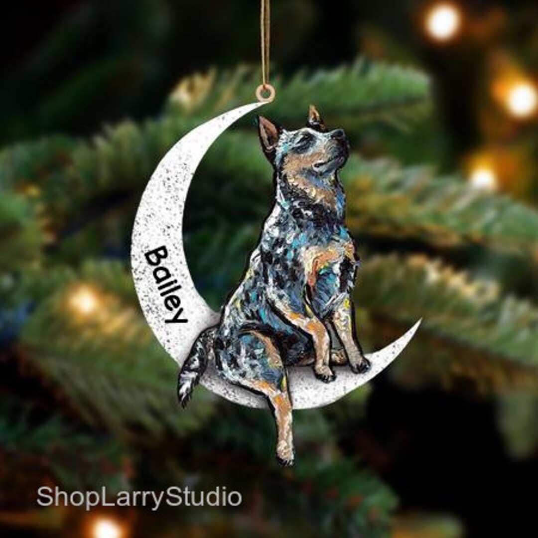 Personalized Heeler Christmas Hanging Ornament Christmas Tree - Etsy