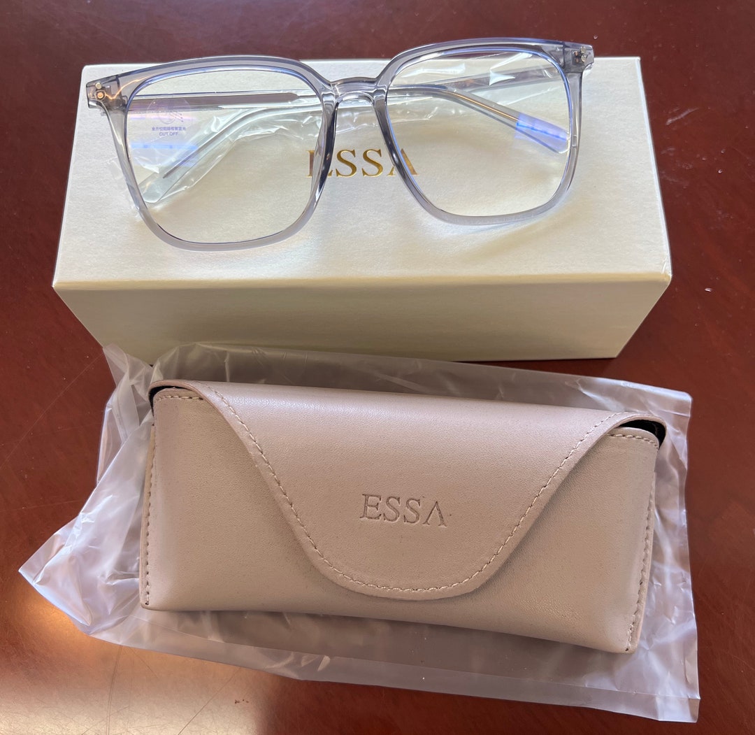 Square Prescription Eyeglasses Frame | Plastic/metal | Blue Light ...