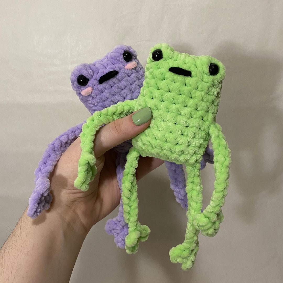 Leggy Froggy Crochet Plushie, Frog Crochet Plushie, Amigurumi Leggy ...