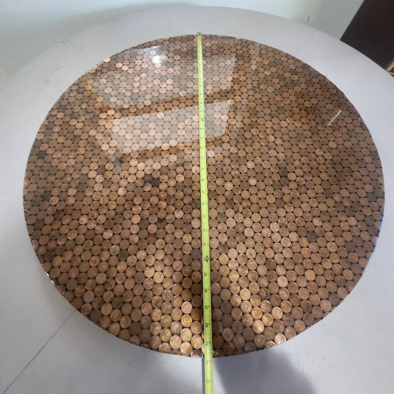Penny Epoxy Table Top - Etsy