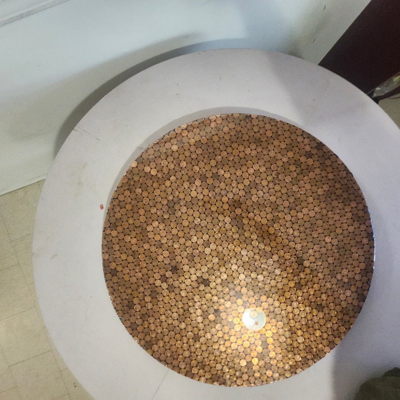 Penny Epoxy Table Top - Etsy