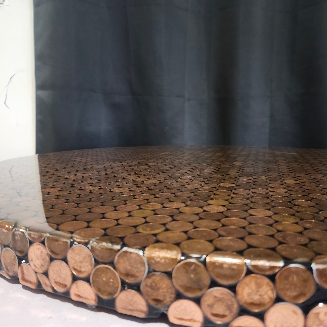 Penny Epoxy Table Top - Etsy