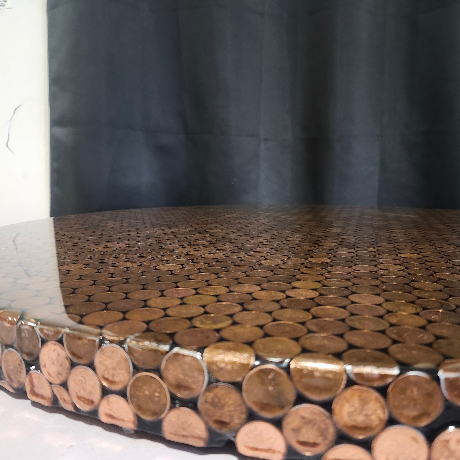 Penny Epoxy Table Top - Etsy