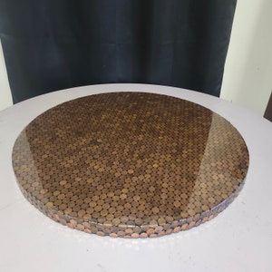 Penny Epoxy Table Top - Etsy
