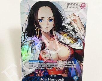 Custom ONE PIECE Boa Hancock Card Sleeves Full Art X10 - Etsy