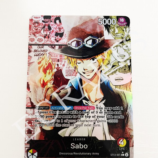 Sabo Leader Custom - Etsy