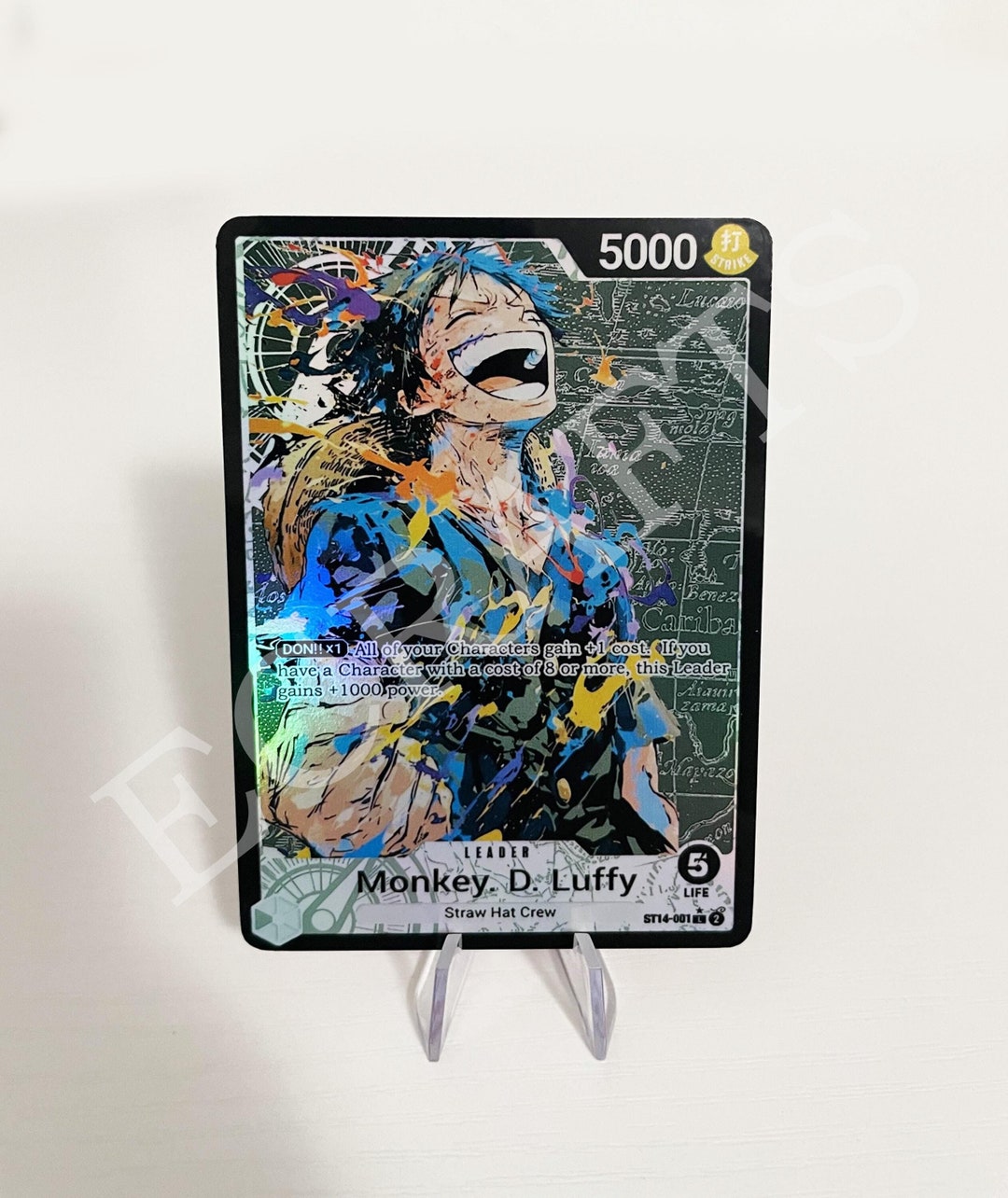 OP7 Custom Black Luffy - Etsy