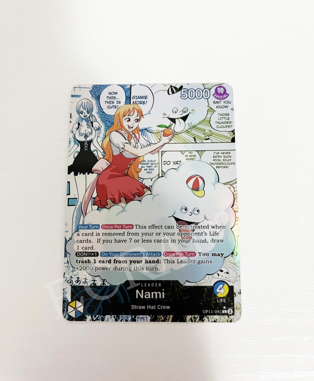 OP11 Custom Nami Blue/yellow - Etsy