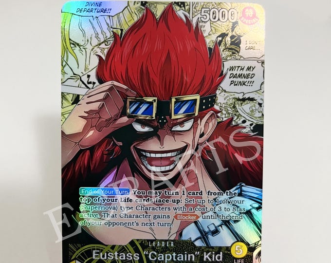 ONE PIECE TCG Playmat: Kid Leader Playmat - Etsy