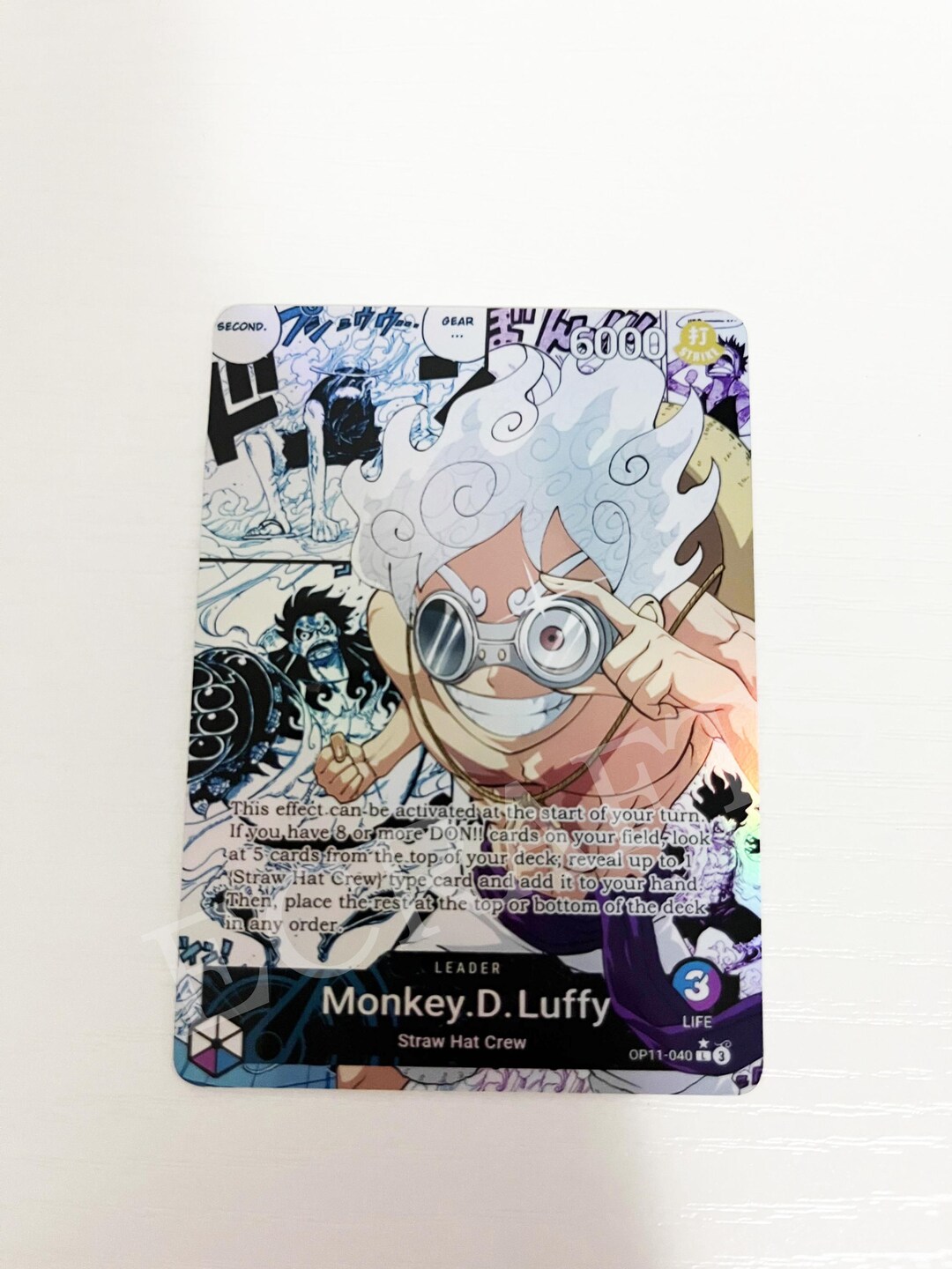 OP11 Luffy Blue Purple Custom - Etsy