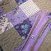 Violet Garden Quilt, Handmade Quilted Blanket Features Vibrant Violet ...