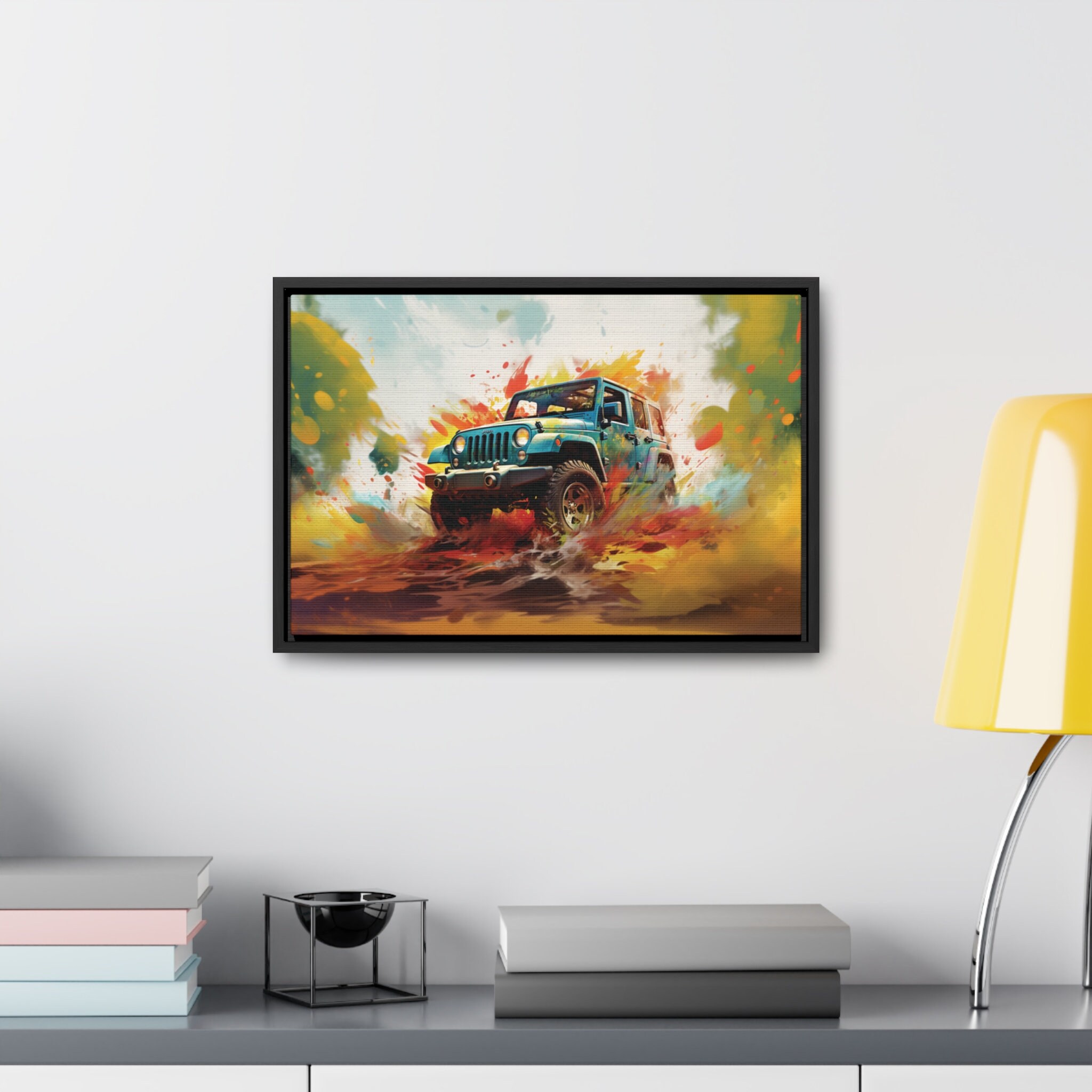 Jeep Wrangler Framed Wall Decor - Etsy