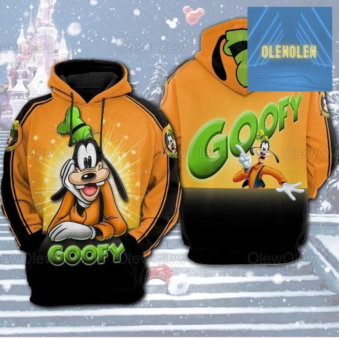 Goofy Hoodie, Goofy Zip Hoodie, Goofy 3D Hoodie, Goofy Unisex Hoodie ...