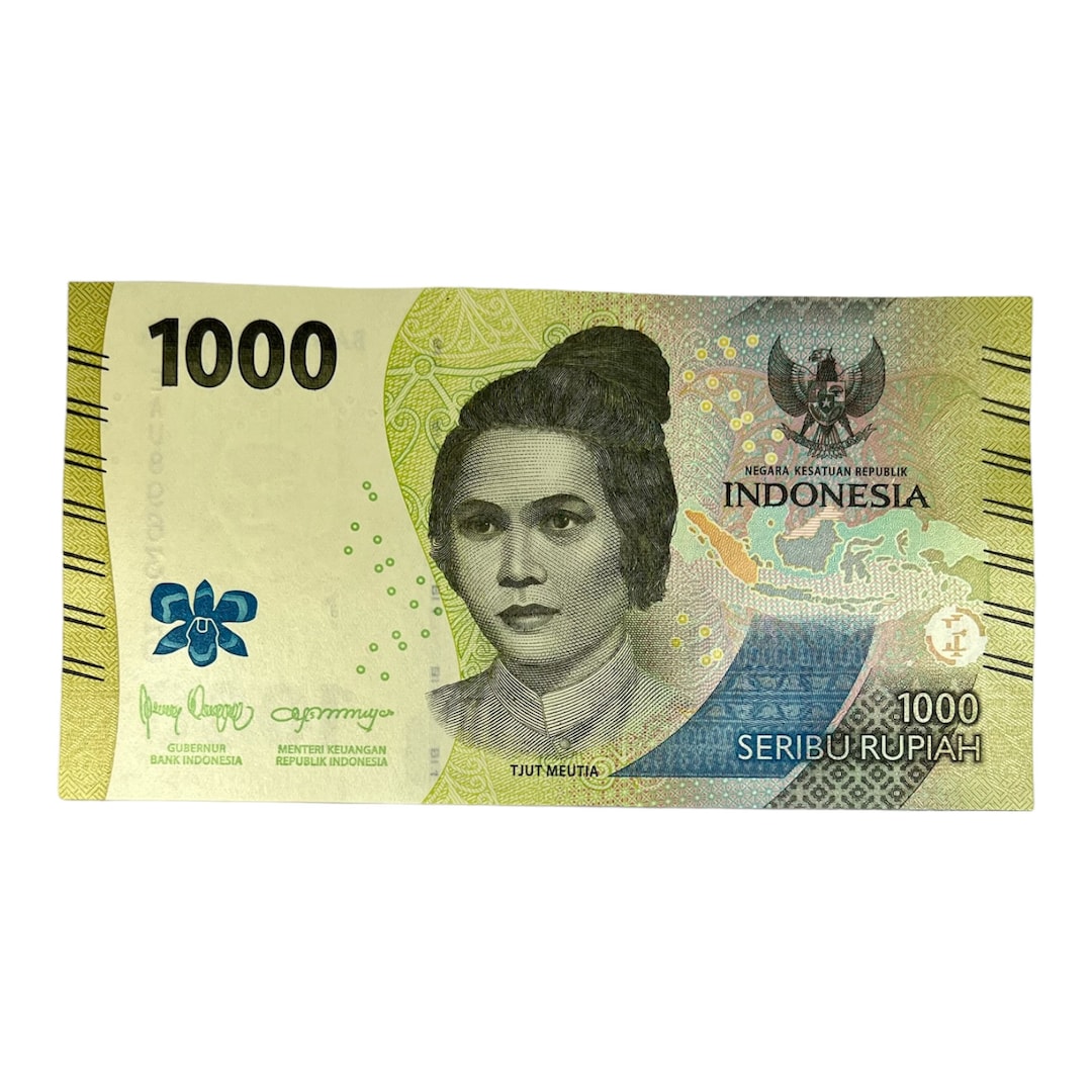 Indonesia Banknote 1000 Rupiah 2022 in Uncirculated Condition - Etsy