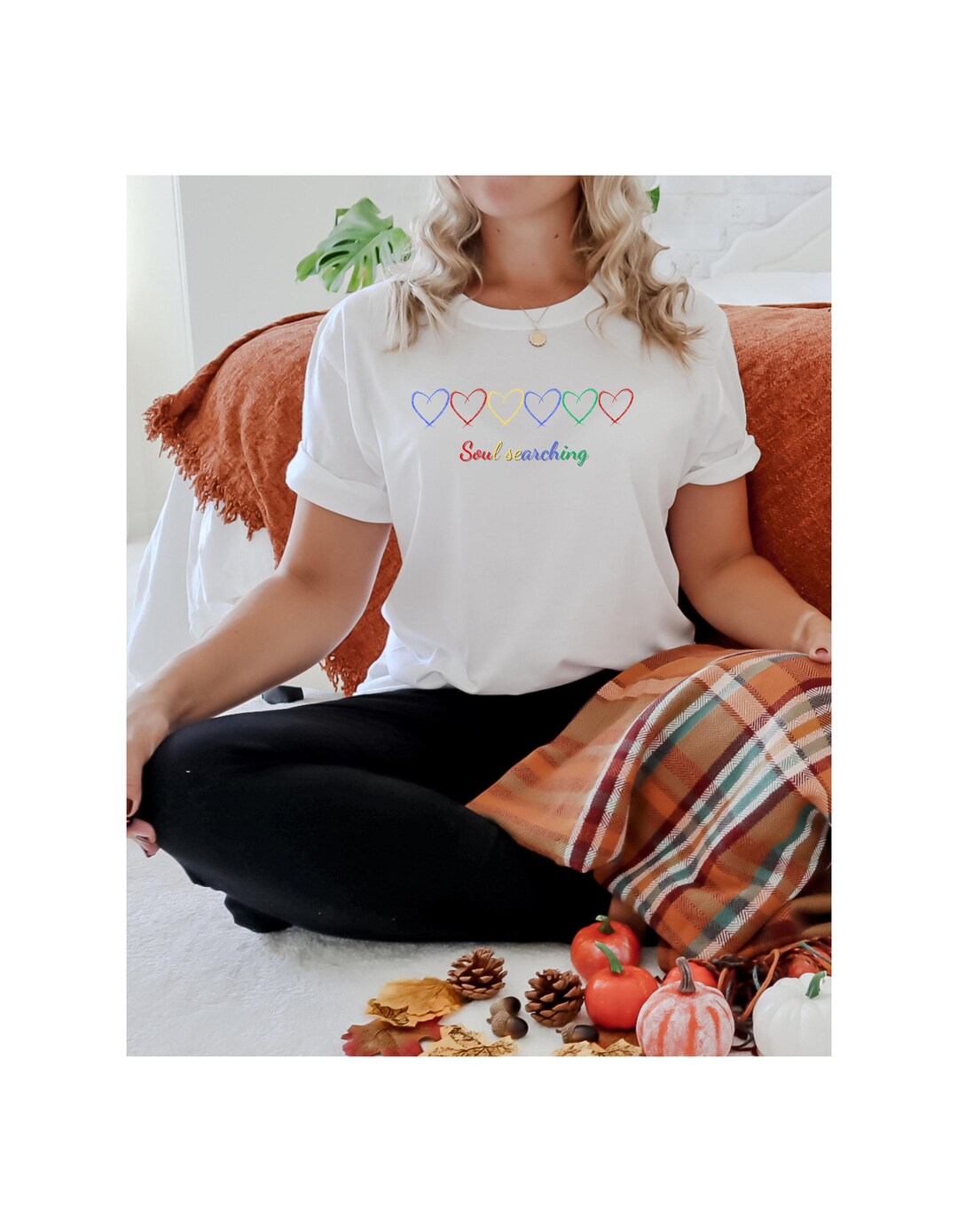 Soul Searching Tee Shirt, Love Tshirt, Hearts Tshirt, Women's Hearts ...