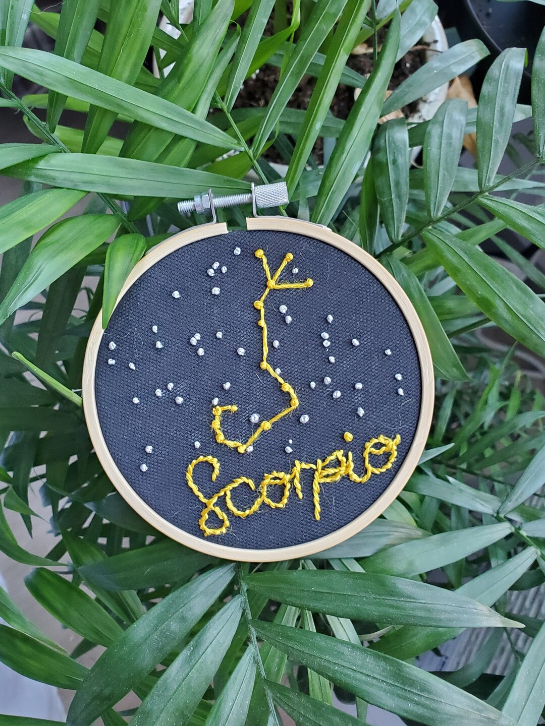 Scorpio Astrology Constellation Embroidery Art Embroidery - Etsy