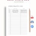 Zero Waste Log Printable Simple Zero Waste Log Instant Download PDF A4 ...