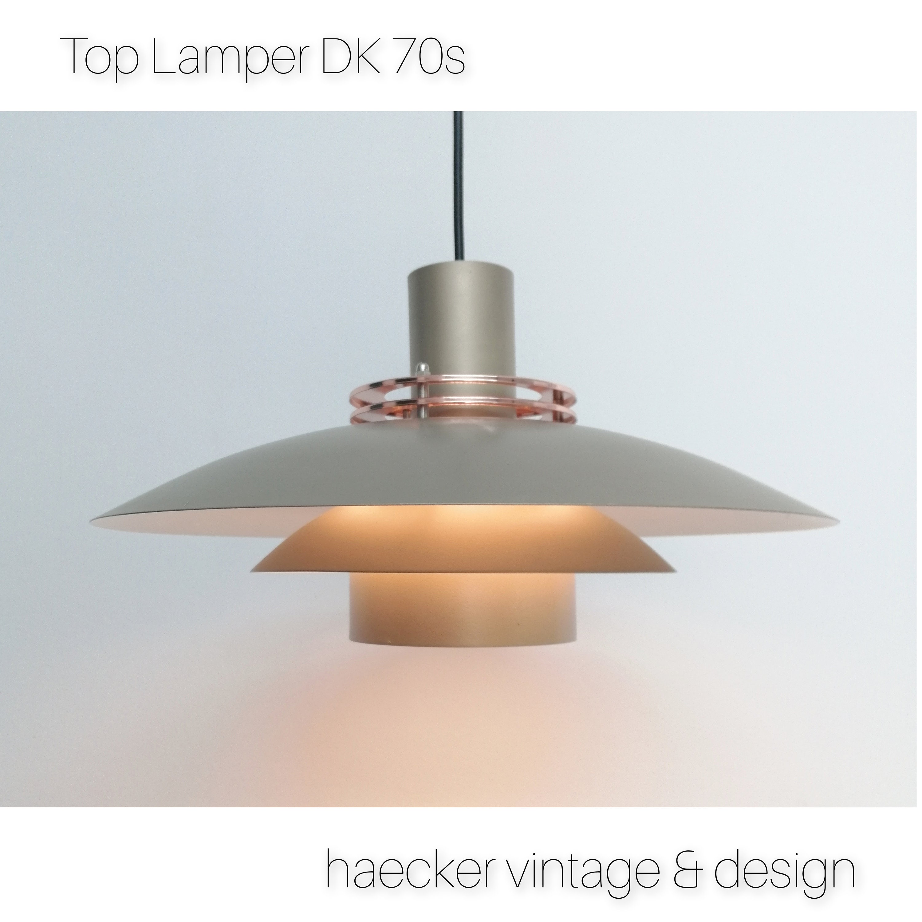 Danish Modern Pendant Lamp Top Lamper Denmark 70s Classic Lighting 20th ...