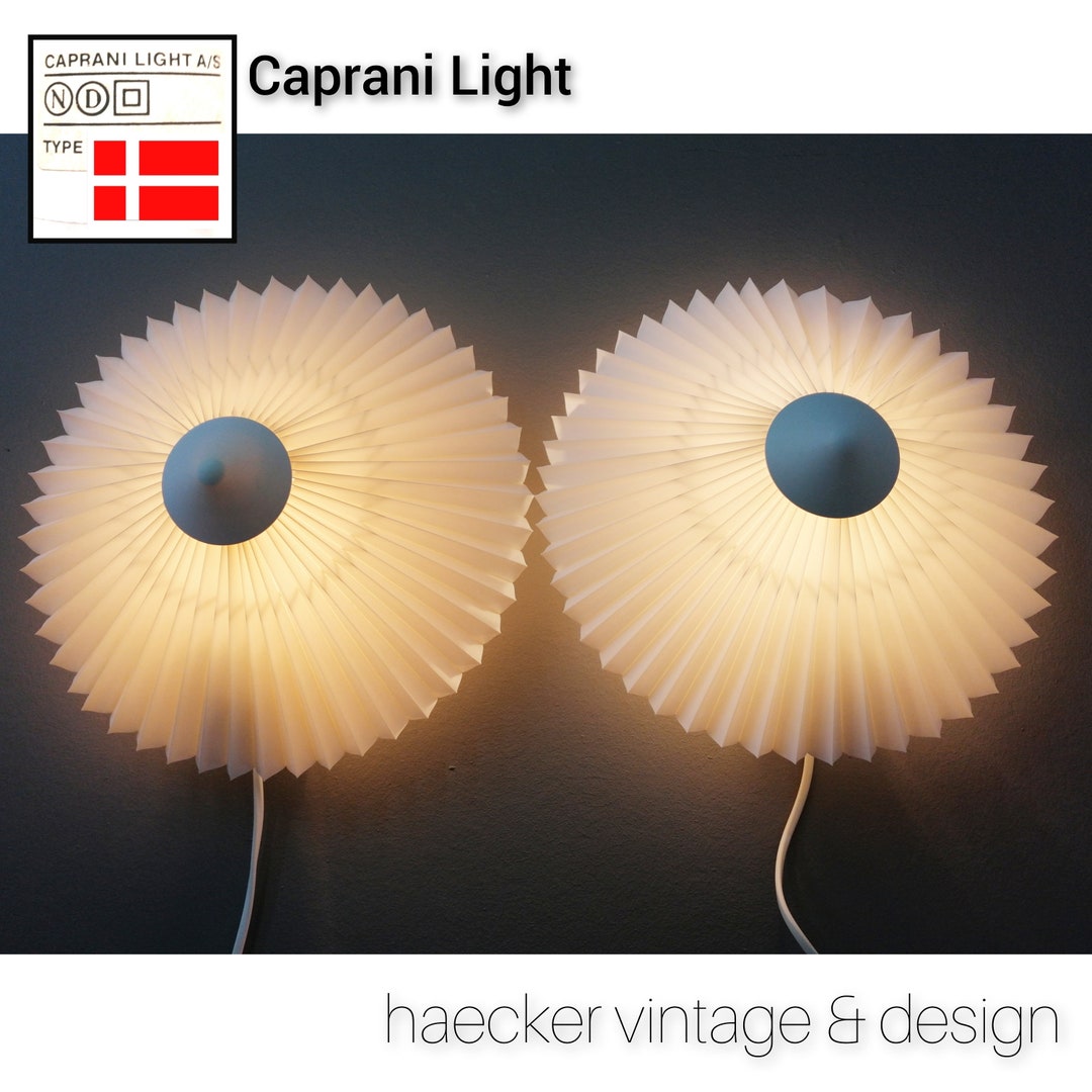 Dansih Design Wall Lights ! Set of Two Caprani Lights 70s - Mads ...