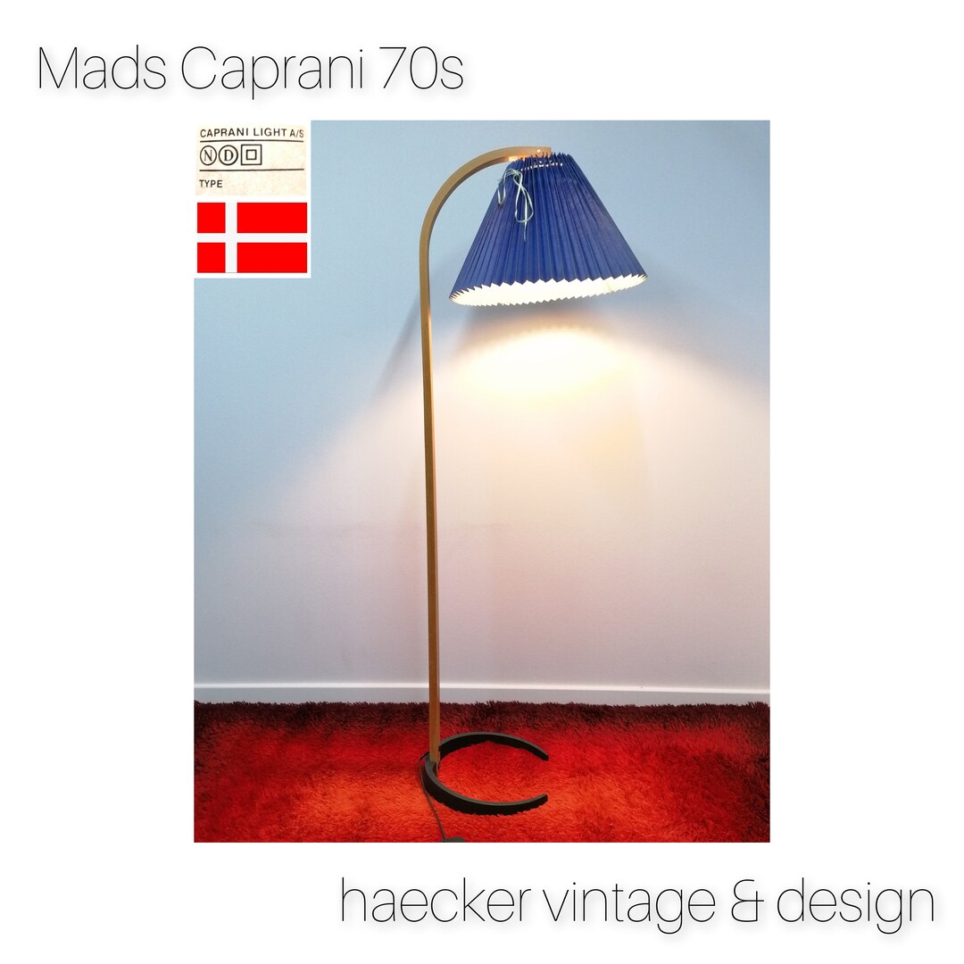 Floor Lamp Caprani Lights Denmark -mads Caprani- Bent Wood – | Floor ...
