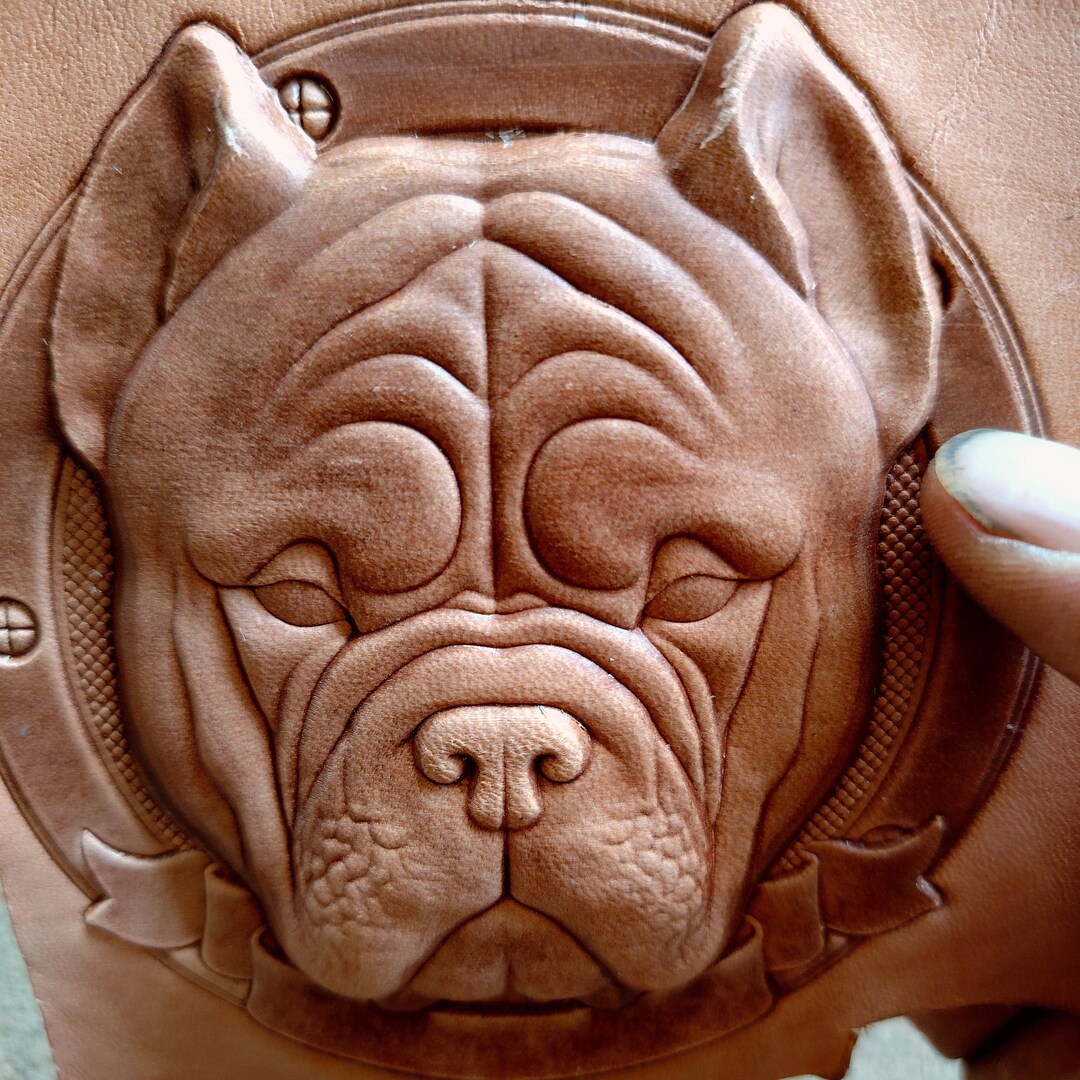 Bully Dog Leather Stamp: DIY Veg Tan Embossing Tool - Etsy