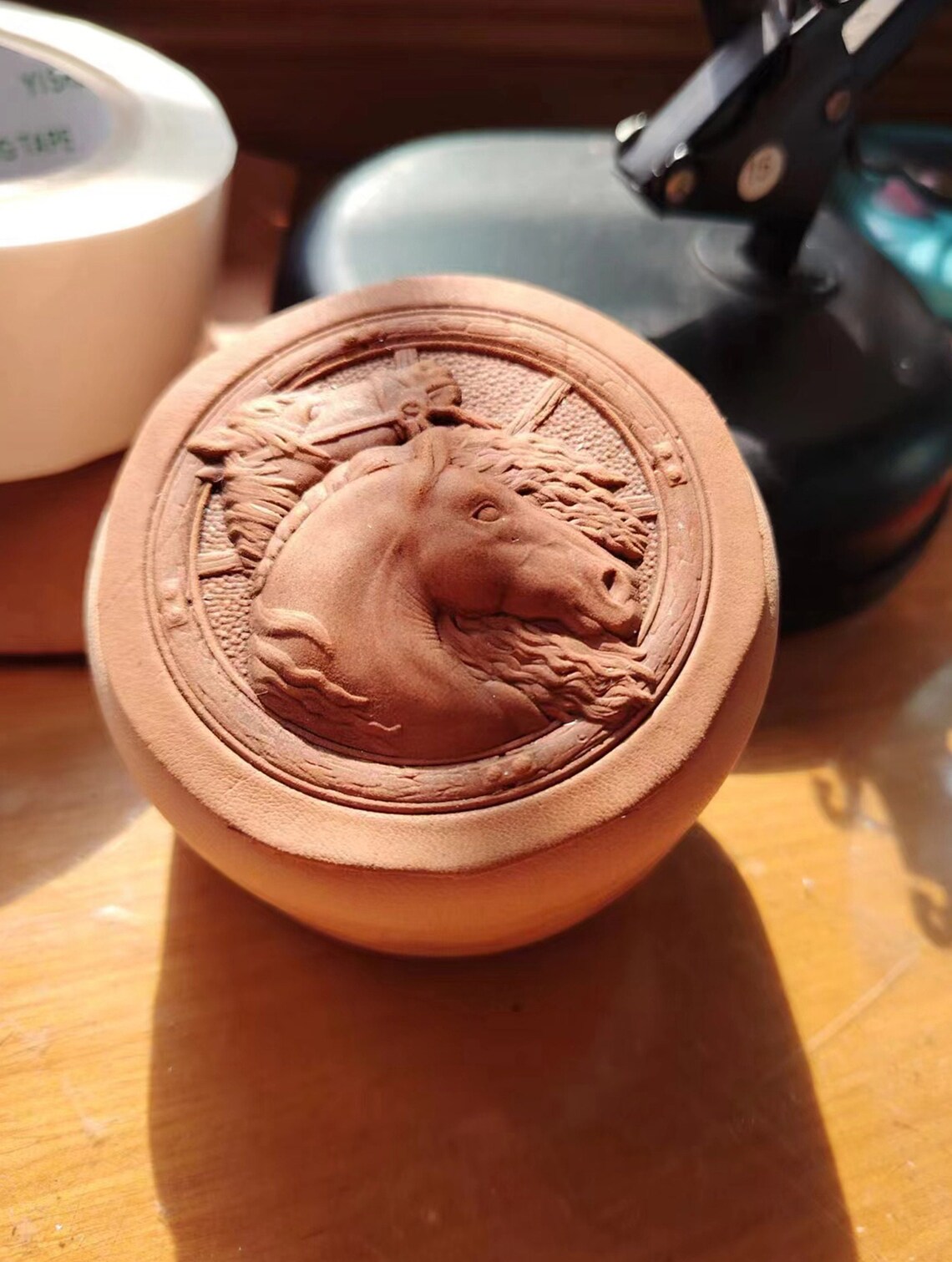 3D Horse Head Embossing Stamper: Metal Leather Stamp Tool - Etsy