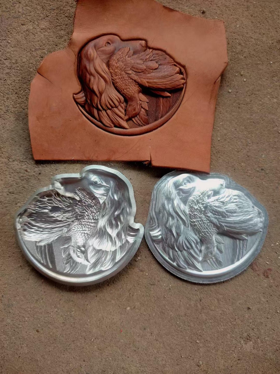 3D Hound Dog Leather Stamp Mold, Embossing Tool for Veg Tan Leather - Etsy