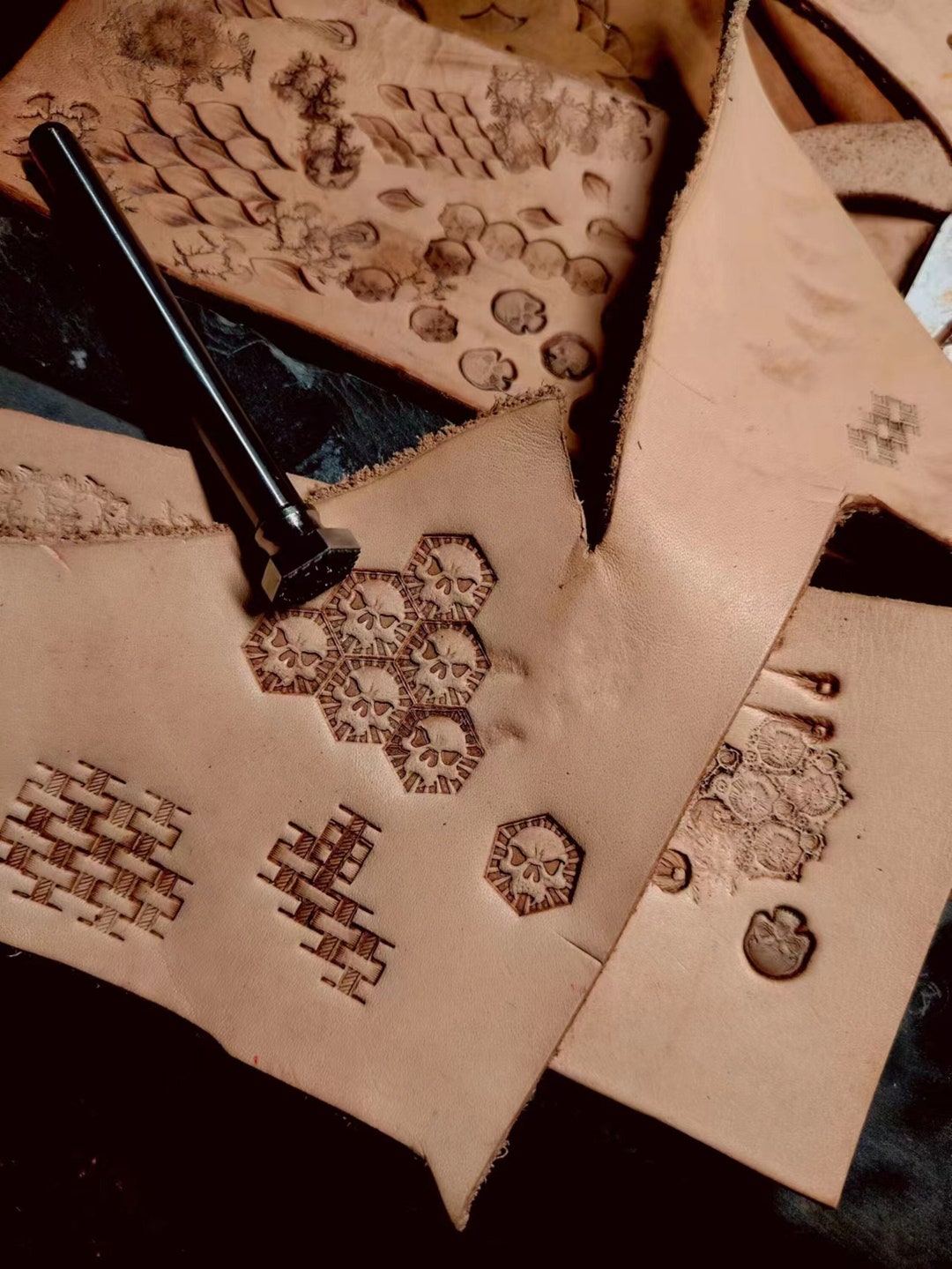 Leather Mold Stamping Mold Engraving Process Gold-making Tool High ...