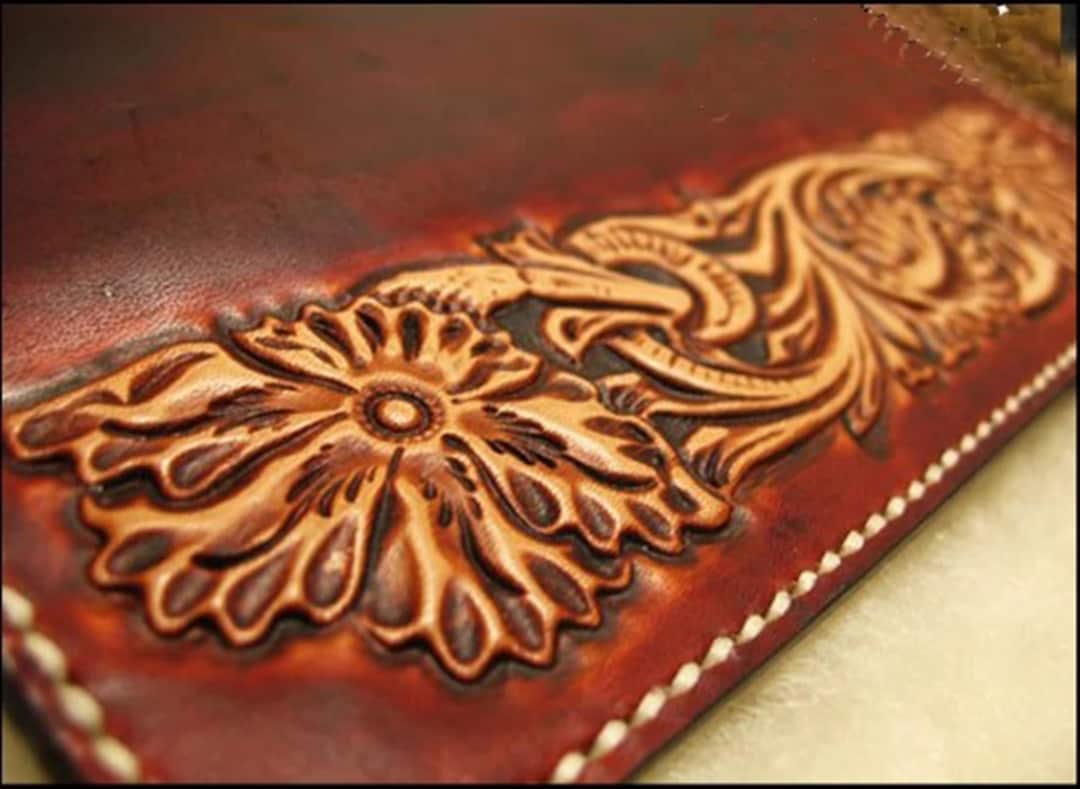 Tang Grass Leather Stamp Mold, Embossing Tool for Veg Tan Leather - Etsy
