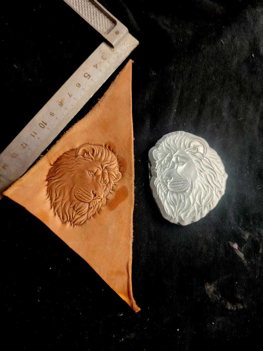 Lion King Leather Stamp Mold, Embossing Tool for Veg Tan Leather - Etsy