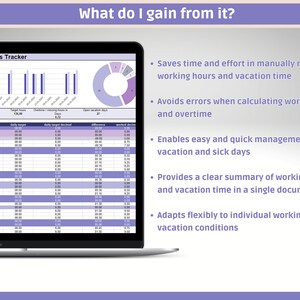 Time Management | Working Hours Excel Template | Time Tracking Template ...
