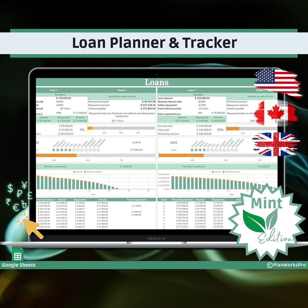 Loan Tracker: an Easy-to-use Google Sheets Template for Managing Your ...