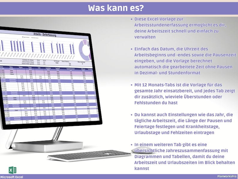 Time Recording Hourly Recording Working Time Recording Break Times ...