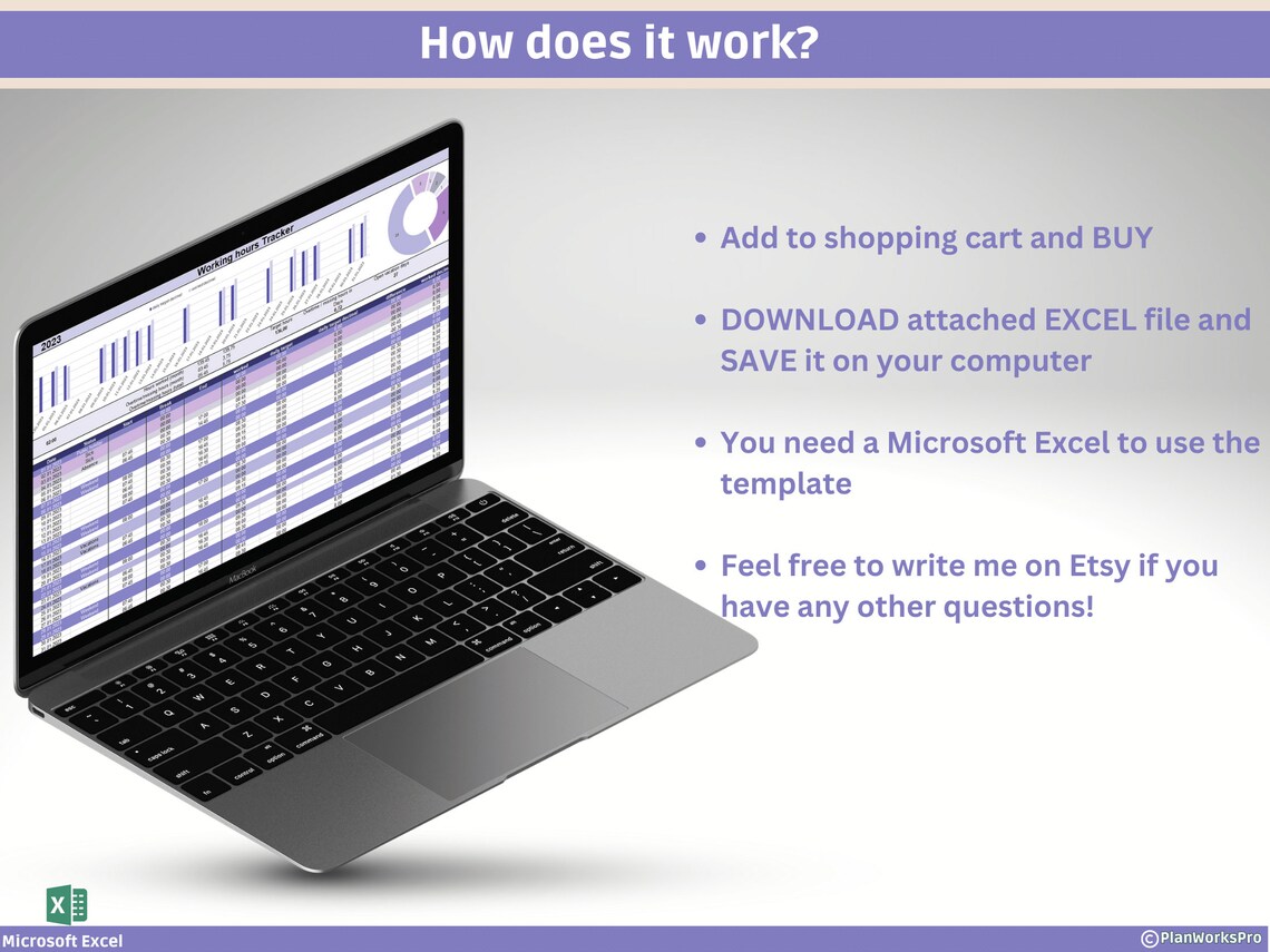 Time Management | Working Hours Excel Template | Time Tracking Template ...