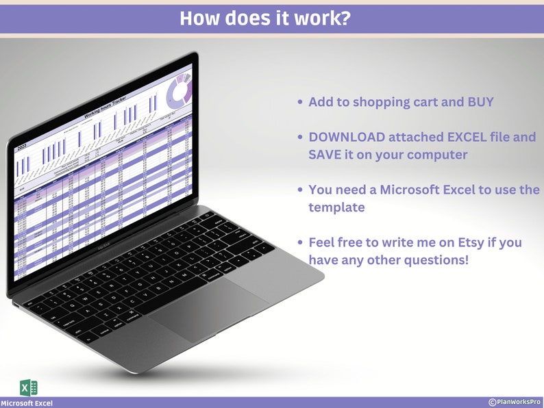 Time Management | Working Hours Excel Template | Time Tracking Template ...